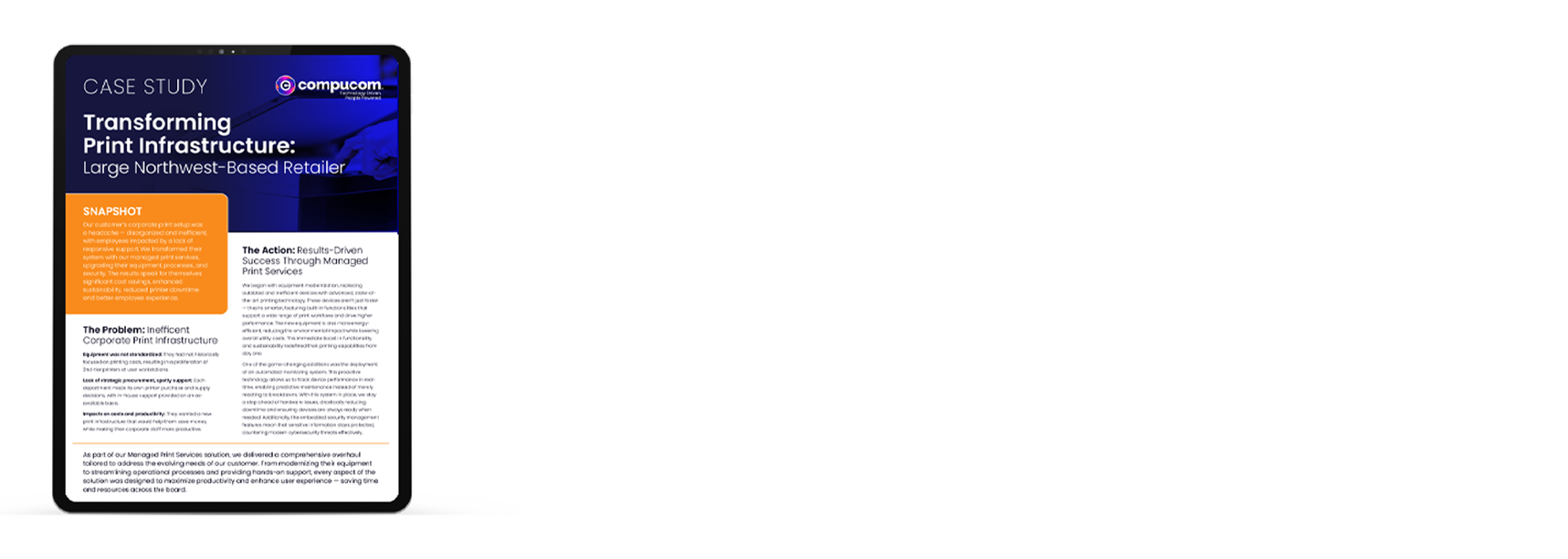 Compucom's Managed Print Services